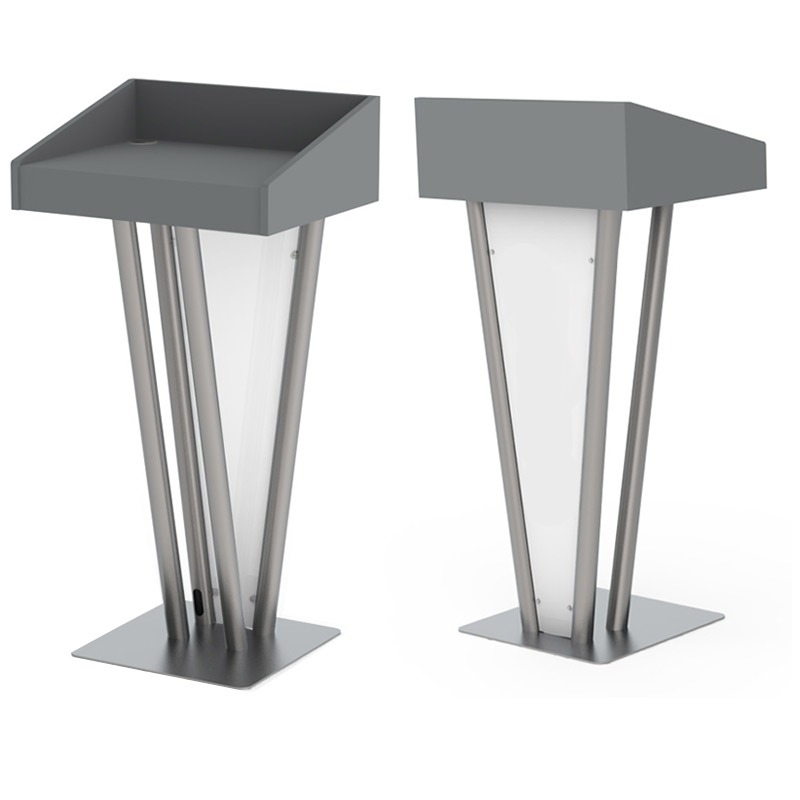 Compact Metal Truss Lectern | Discount Displays