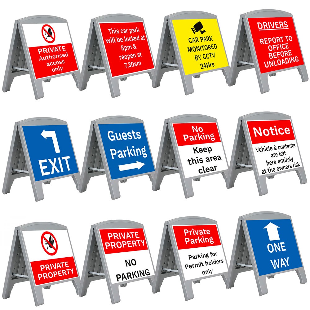 Free Standing Construction Site Signage | Discount Displays