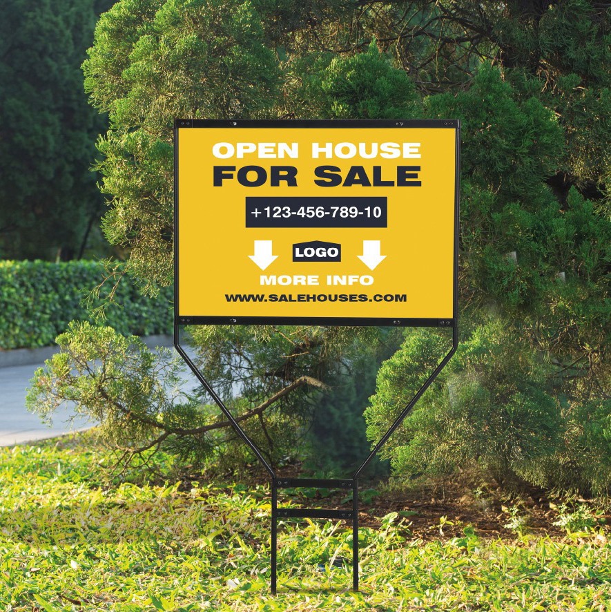 Free Standing Construction Site Signage | Discount Displays