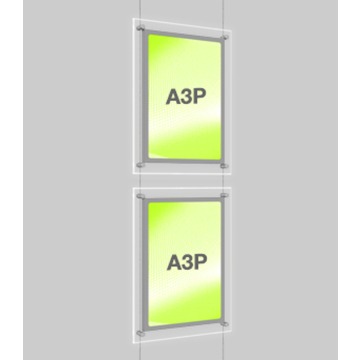 A3 LED Cable Window Display kit | Discount Displays