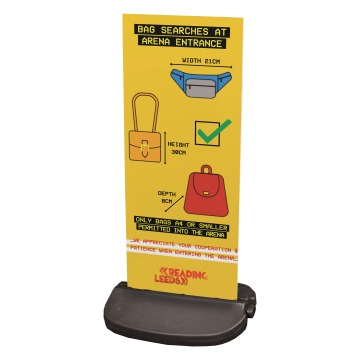 Wedge Rigid Banner Panel Holder | Discount Displays