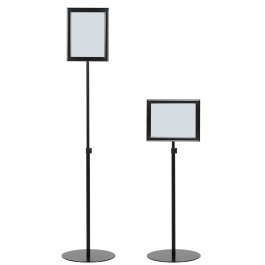 Expolite Telescopic A4 Menuboard Slide-in Frame - Black