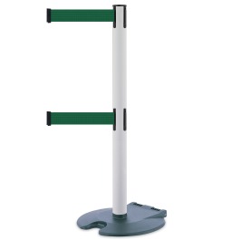 Tensator Rollabarrier® Post - 2.3m Dual Belt | Discount Displays