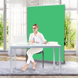 Chroma Key Portable Green Screen | Discount Displays