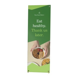 Eco-Friendly Bamboo X-Banner Stand | Discount Displays