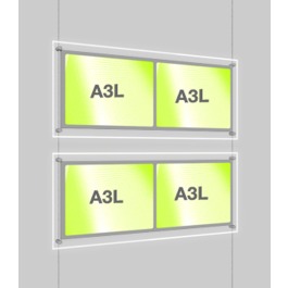 Double A3 LED Retail Display | Discount Displays
