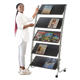 Mobile Literature Display Stand - 15xA4 | Discount Displays