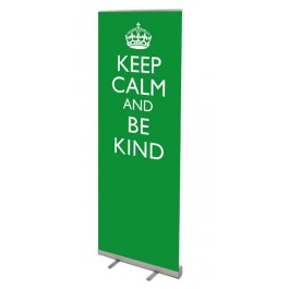School Banner Stand - Keep Calm and Be Kind | Discount Displays