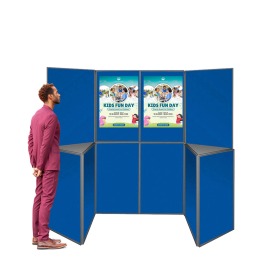 Portable 10 Panel Display System | Discount Displays