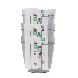 Revolving Desktop Brochure Display | Discount Displays
