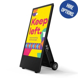 High Brightness 43" Digital Outdoor Pavement Sign | Discount Displays