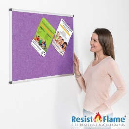 Flame Resistant Aluminium Framed Pin Board | Discount Displays