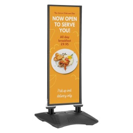 Premium Extra Tall Fillable Pavement Sign | Discount Displays