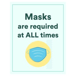 Masks Are Required Poster 10 Pack | Discount Displays