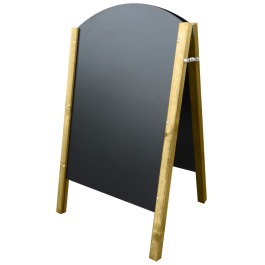 Economy Curved Top Outdoor Chalkboard | Discount Displays