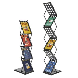 Z-Up Folding A4 Multi Pocket Literature Rack | Discount Displays