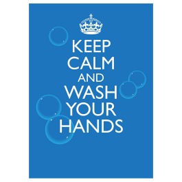 Keep Calm Wash Your Hands Poster 10 Pack | Discount Displays