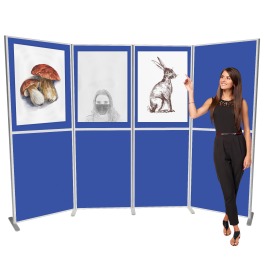 8 Panel Exhibition Pole & Panel Display | Discount Displays