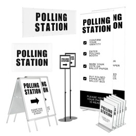 Large Polling Station Bundle | Discount Displays