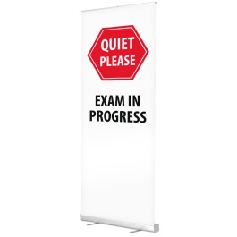 School Banner Sign - Quiet Please! Exam In Progress