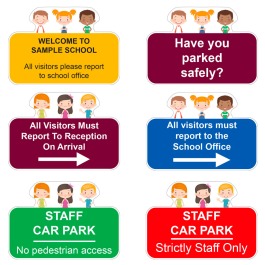 Pre-Designed School Notice Signs | Discount Displays