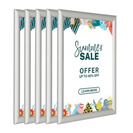 Aluminium Snap Frame 10 Pack Bundles | A4 - A0 | Discount Displays