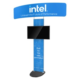 Portable Digital Screen Stand With Branding | Discount Displays