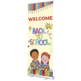 School Banner Stand - Back to School | Discount Displays