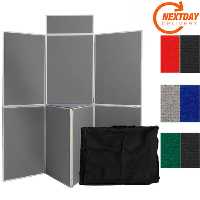 7 Panel Portable Folding Display Board | Discount Displays
