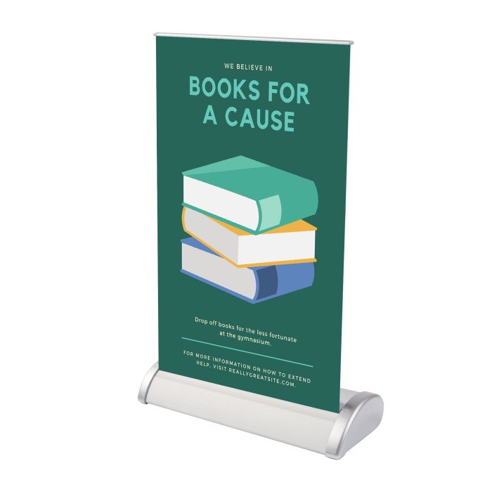 Table Top Retractable Banner Stand | Discount Displays