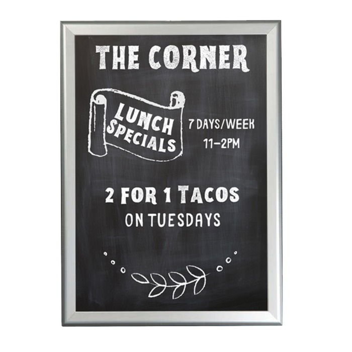 Snap Frame Chalk Board Holders | A1, A2, 20x30 |Discount Displays