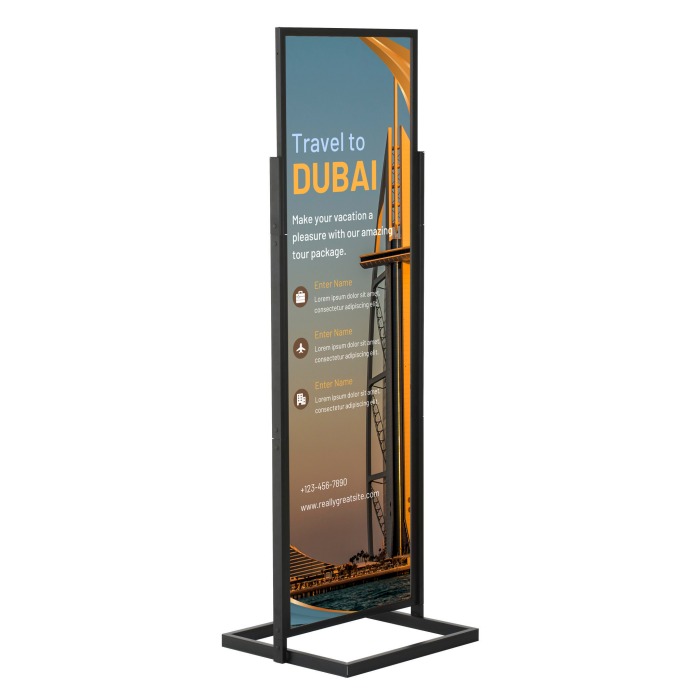 Freestanding Double Sided Poster Display Stand | Discount Displays