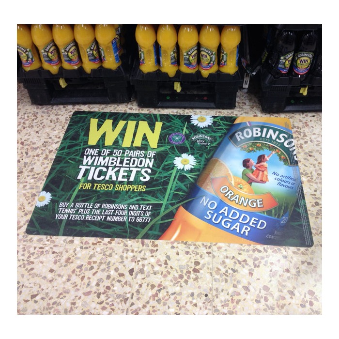 Promotional Vinyl Floor Graphic Printing | Discount Displays