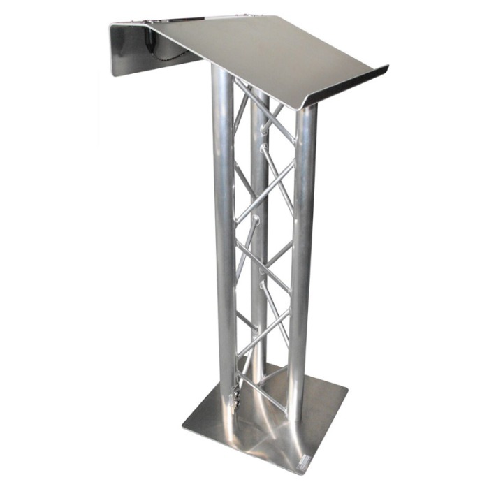 Metal Truss Podium | Aluminium / Black / Silver / White
