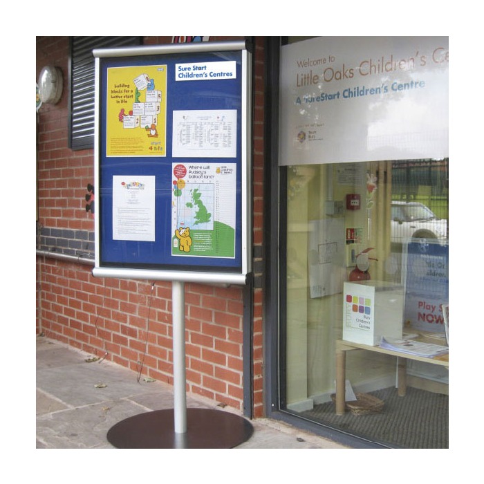 Exterior Freestanding Lockable Notice Board | Discount Displays