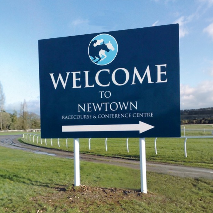 Post Mounted Aluminium Printed Signs | Discount Displays