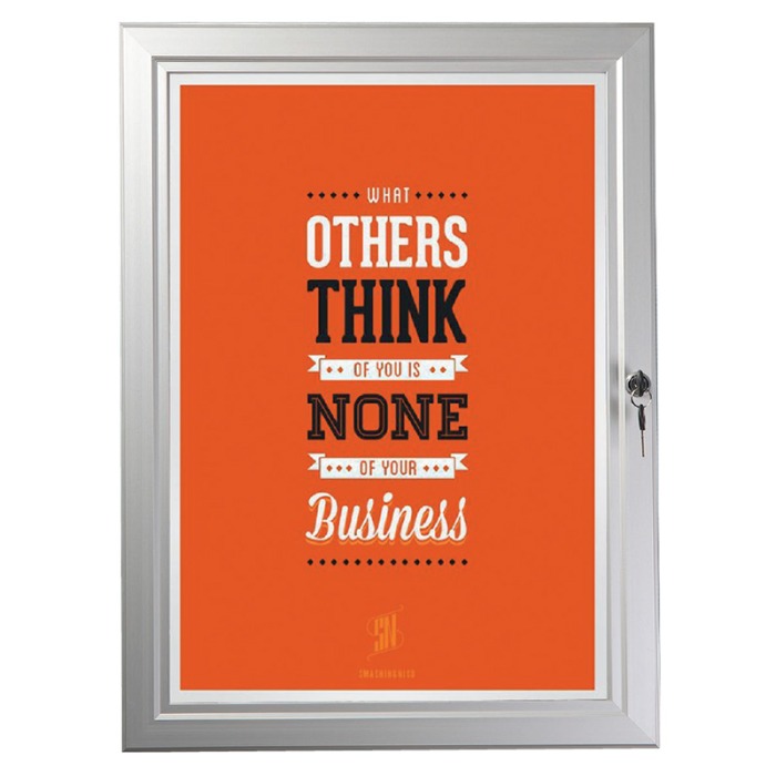 Lockable Weatherproof Outdoor Poster Frame | Discount Displays
