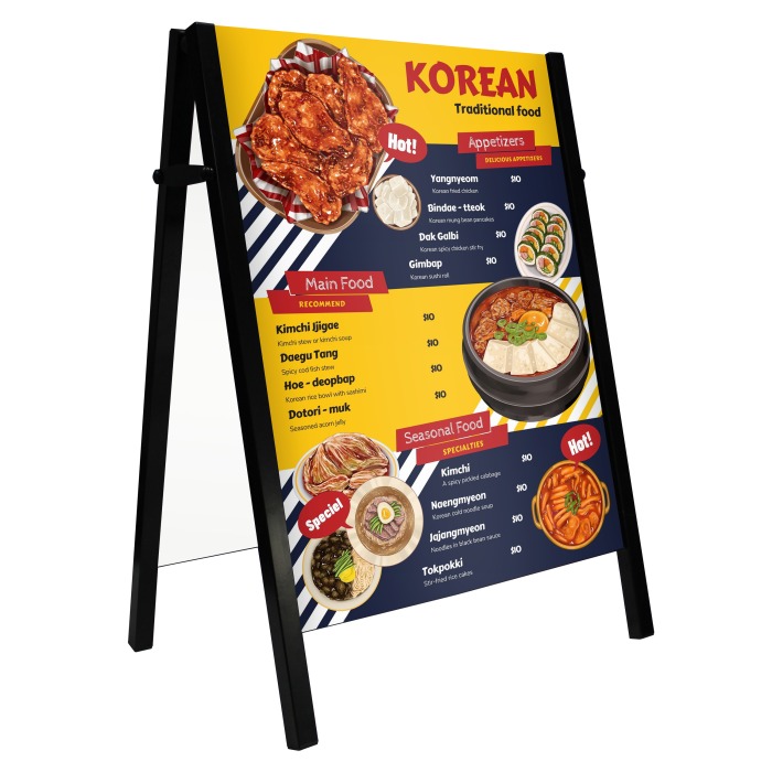 Premier A-Board Street Sign with Foamex Graphics | Discount Displays