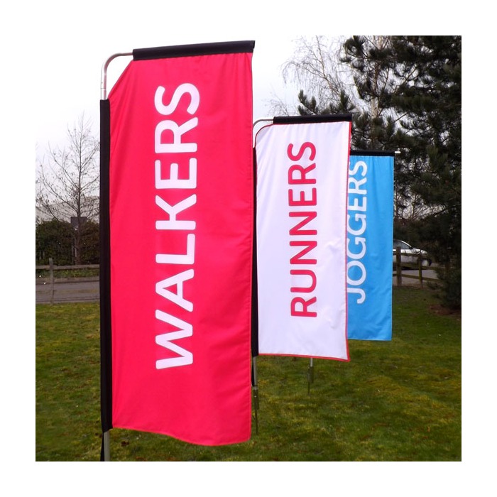 Custom Printed Portrait Event Flag | Discount Displays