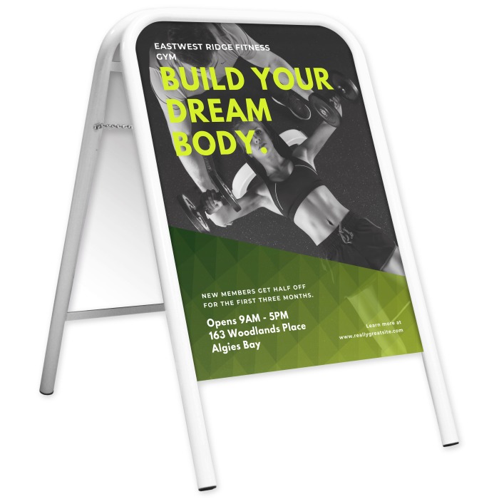 Pavement Advertising Sign | Discount Displays