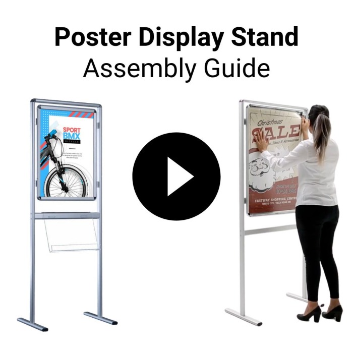 Poster Display Rack A1