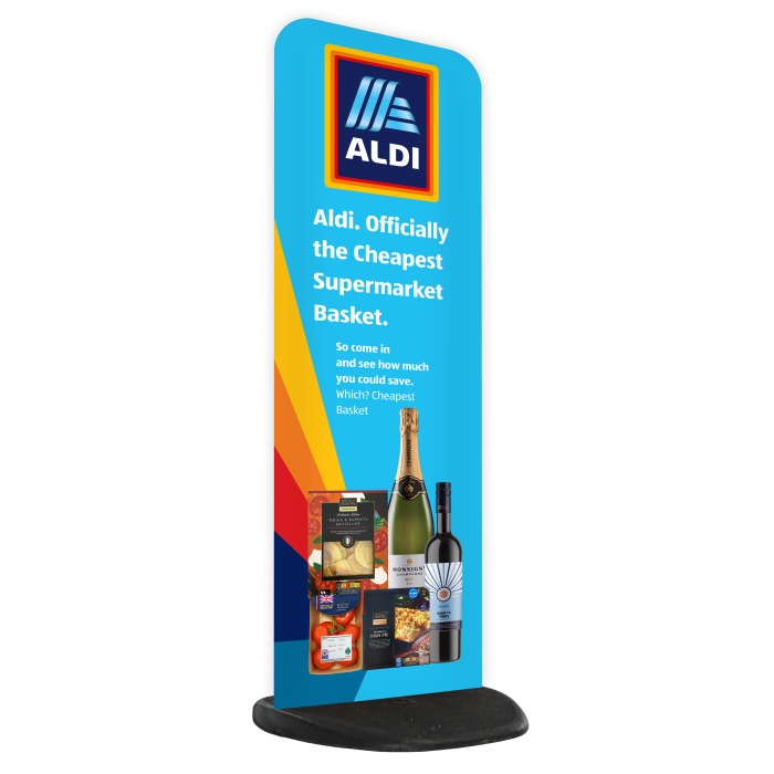 Ecoflex 2 Totem - Large Pavement Sign Board | Discount Displays