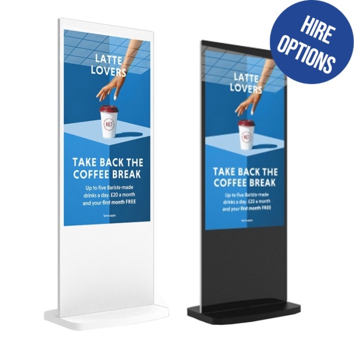 Slimline Digital Freestanding Display | Discount Displays