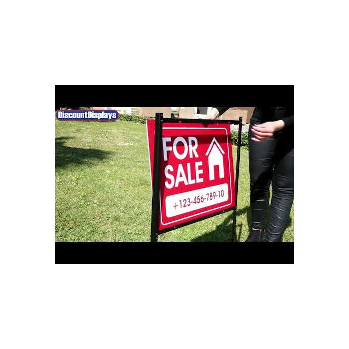 Real Estate Sign Holders Metal Real Estate Yard Sign Holder | Discount