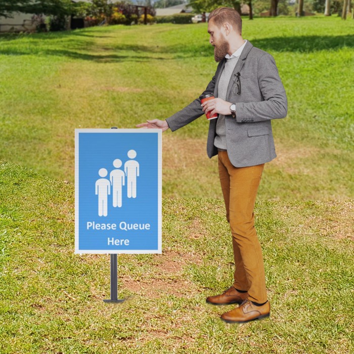 T-Cade Ground Stake Sign Holder | Discount Displays