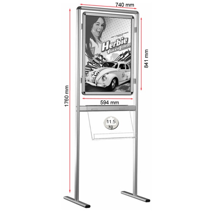 Poster Display Rack A1