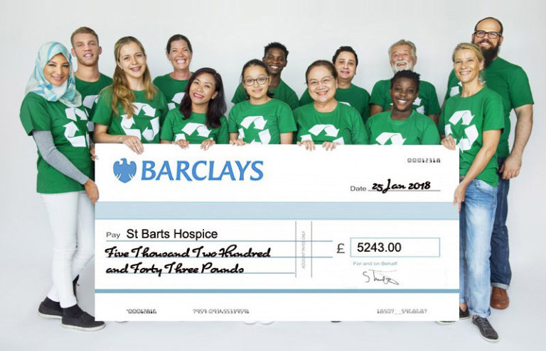 How To Use A Big Cheque for Charity - Discount Displays Blog
