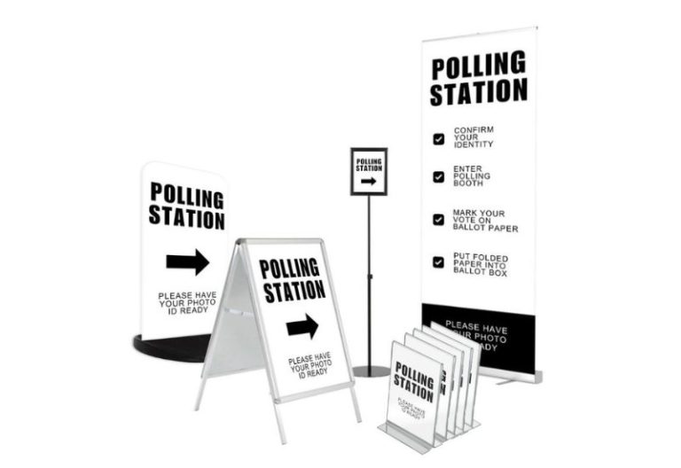 What Signs do Polling Stations need? | Discount Displays